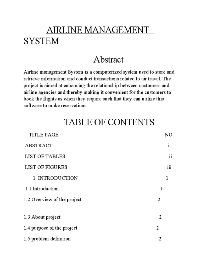 Airline Mgmt System Simplifies Flight Bookings | PDF | Airlines ...