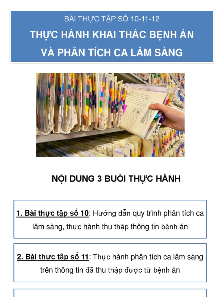 K67 - Bai 10-Huong Dan Phan Tich Ca Lam Sang | PDF