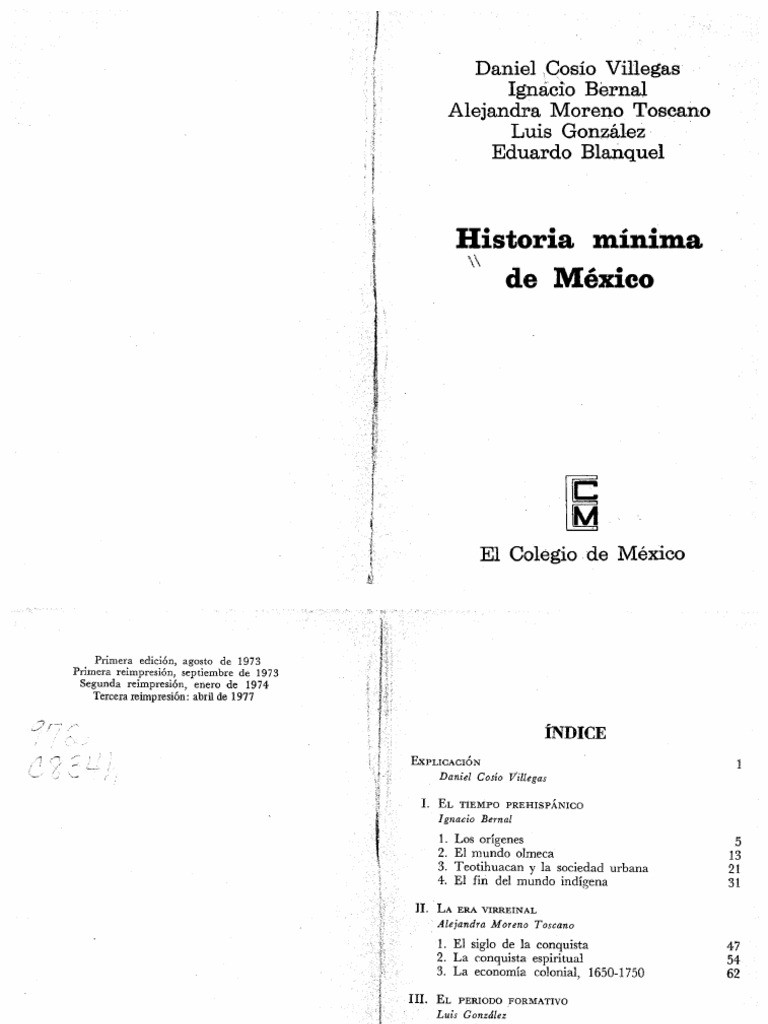 Historia Minima Pdf