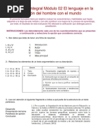 Examen Modulo 13 Argumentación | PDF | Ensayos | Hipótesis