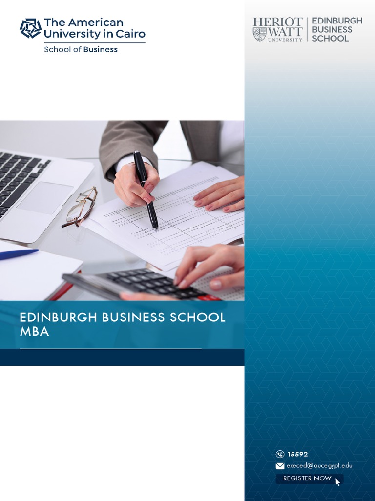 Edinburgh Business School MBA - Brochure | Download Free PDF | Master ...