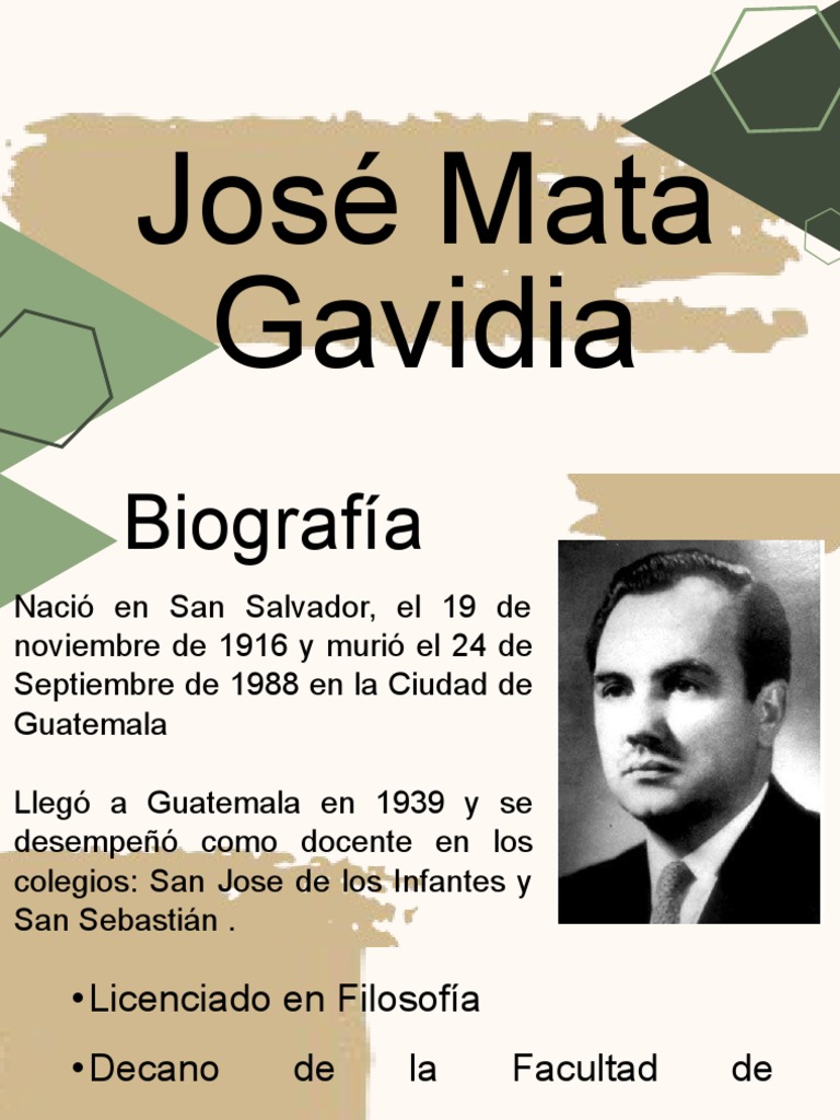 José Mata Gavidia | PDF | Historia