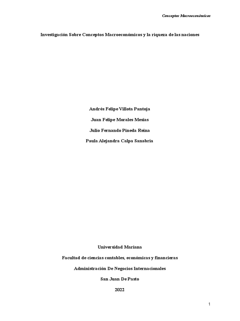 Qué Es El Pib Pdf Producto Interno Bruto Ciencias Económicas