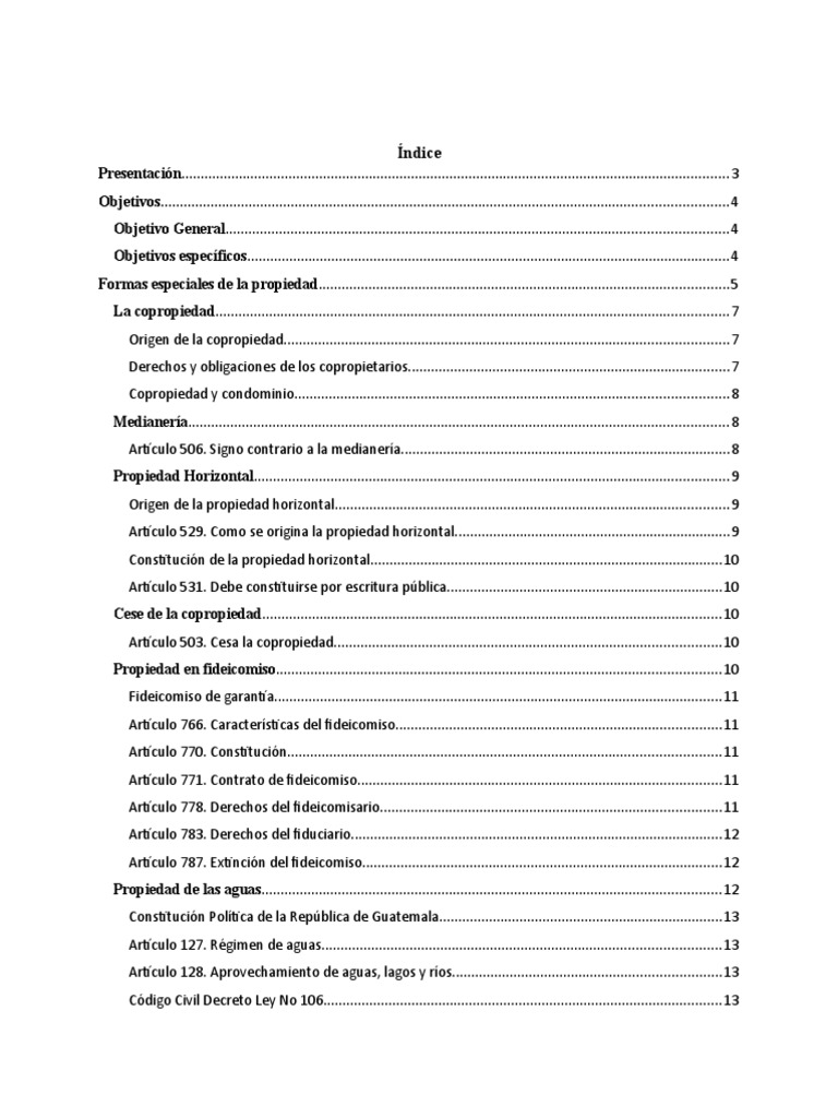 Formas Especiales de La Propiedad | PDF | Propiedad | Ley común