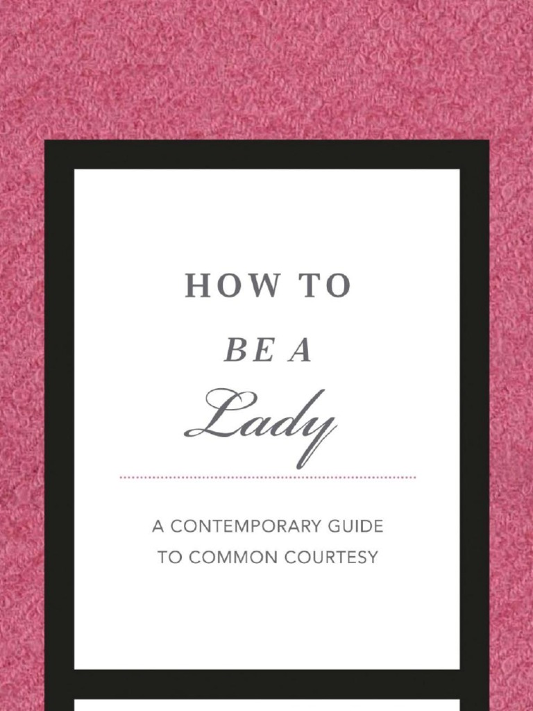How To Be A Lady | PDF | Funeral | Point Of Sale
