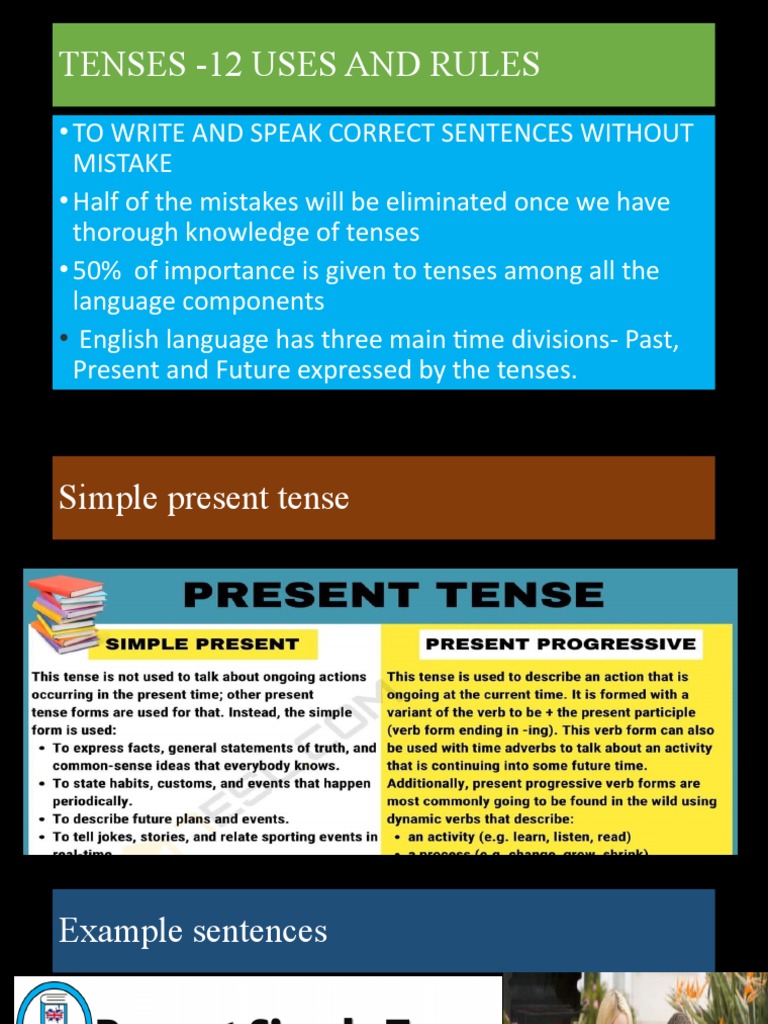 English Tenses: 12 Uses & Rules | PDF