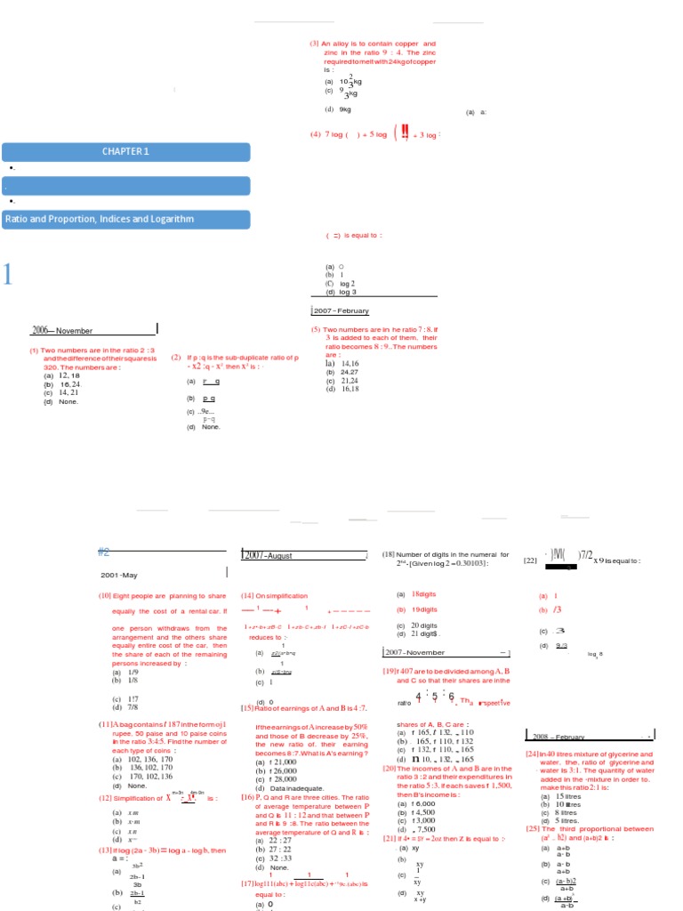 Maths Scanner | PDF | Logarithm | Mathematics