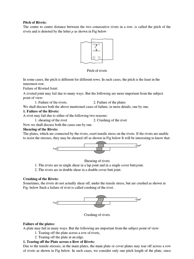 Som Lecture-2 | PDF | Strength Of Materials | Rivet