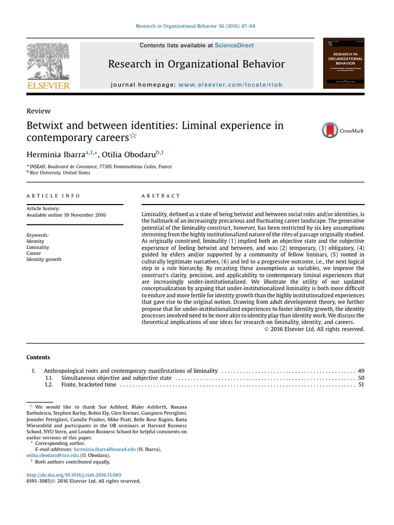 2 Betwixt and Between Identifies Liminal Experience in Contemporary ...