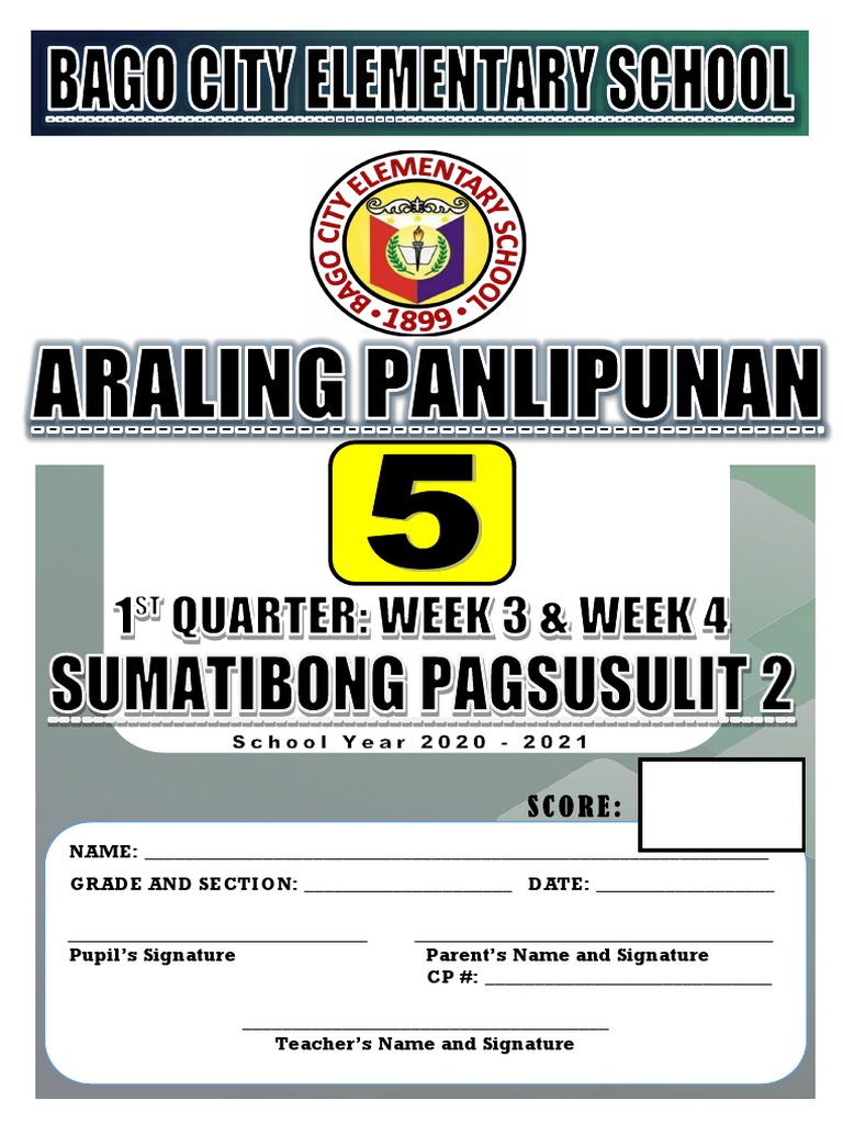 Ap 5 Summative Test 1 | PDF