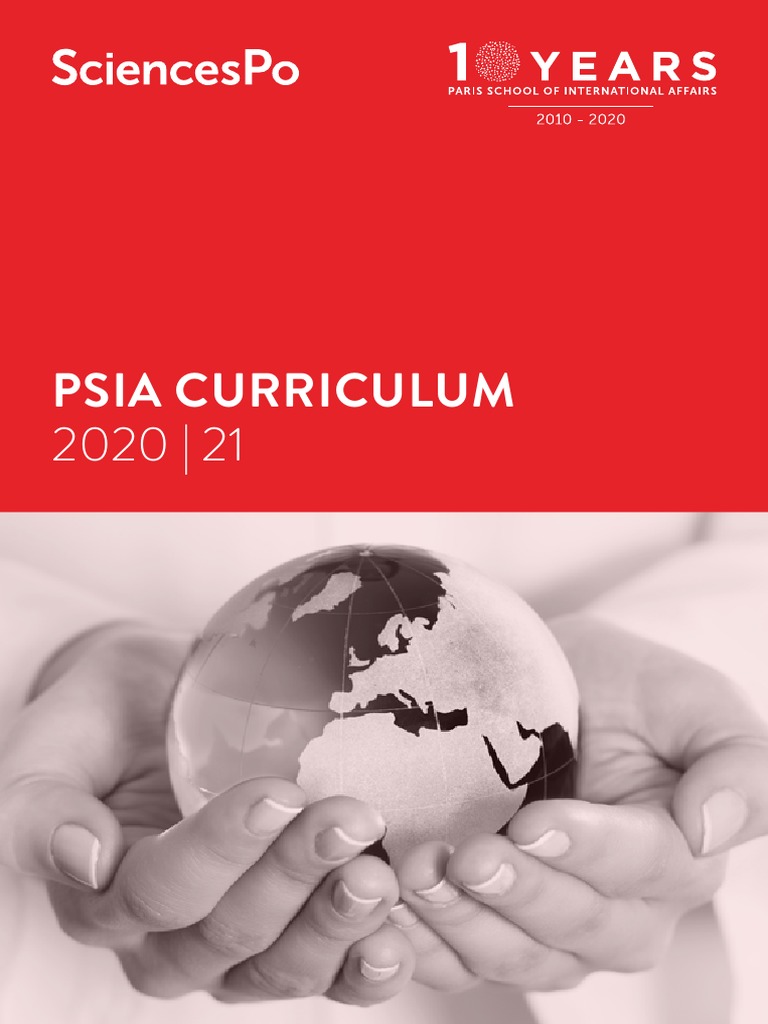 A5 Curriculum PSIA 2021 v5 (Version Finale) | PDF | Economics | Human ...