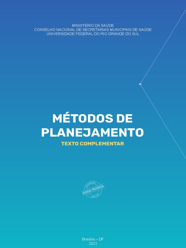 1 Texto Complementar Metodos de Planejamento 1664279747 | PDF | Planejamento | Planejamento ...