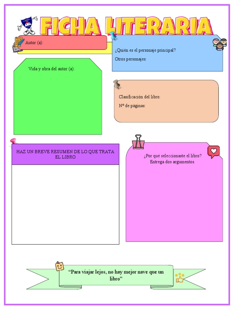 Ficha Literaria | PDF