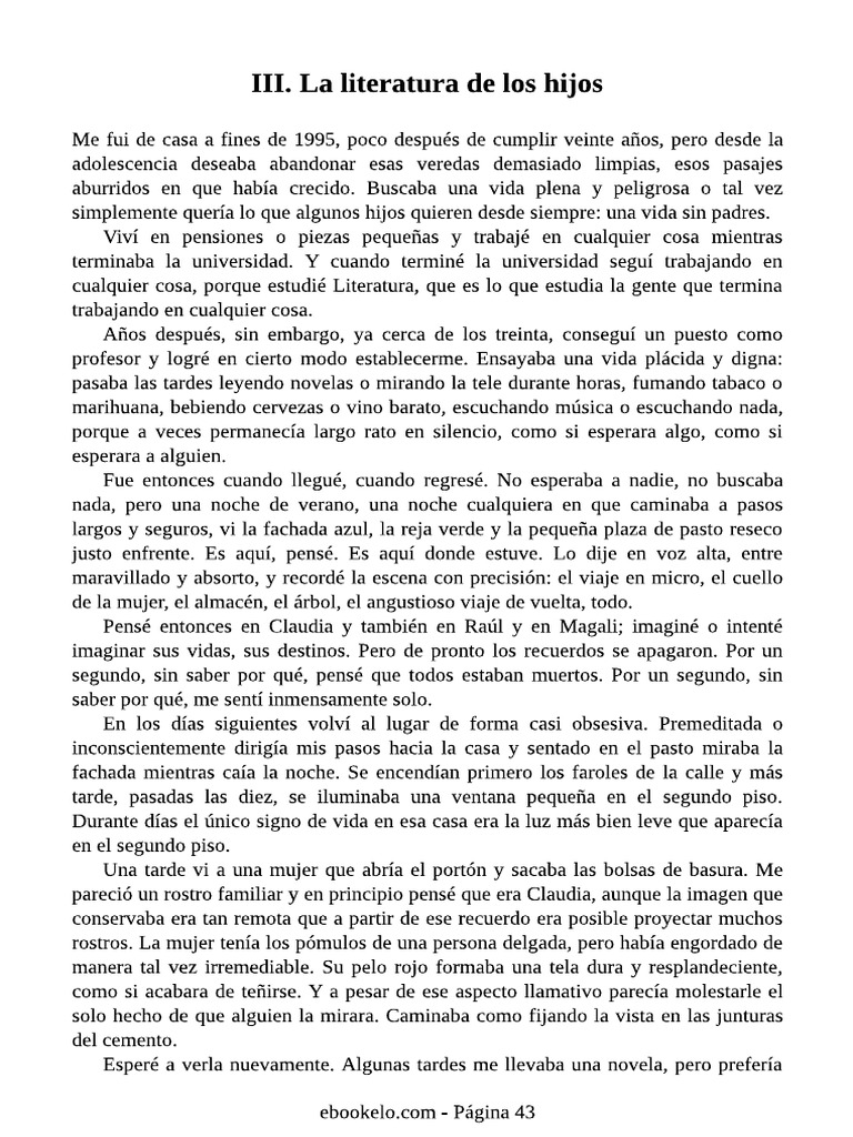 Formas de Volver A Casa Parte 3 | PDF