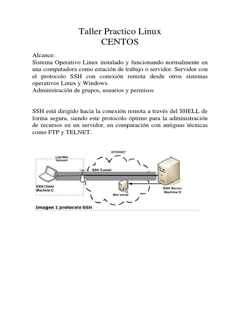 Laboratorio Linux Centos | PDF | Cubierta segura | Servidor (Computación)