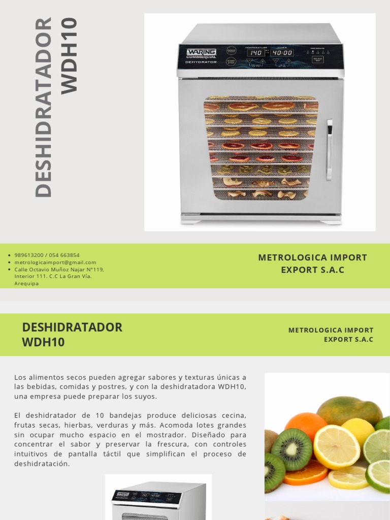 Cat Logo de Deshidratadora wdh10 1 | PDF