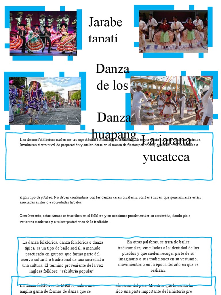Las Danzas Folklóricas | PDF | Folklore | Bailes