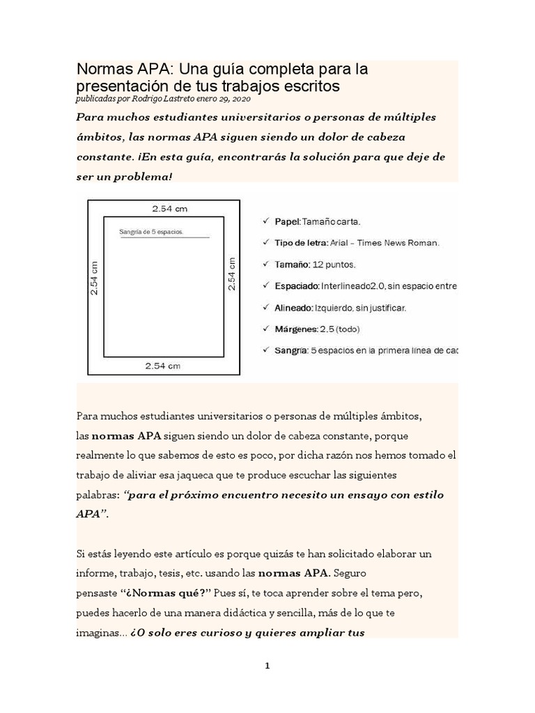 Normas APA | PDF | Publicación | Libros