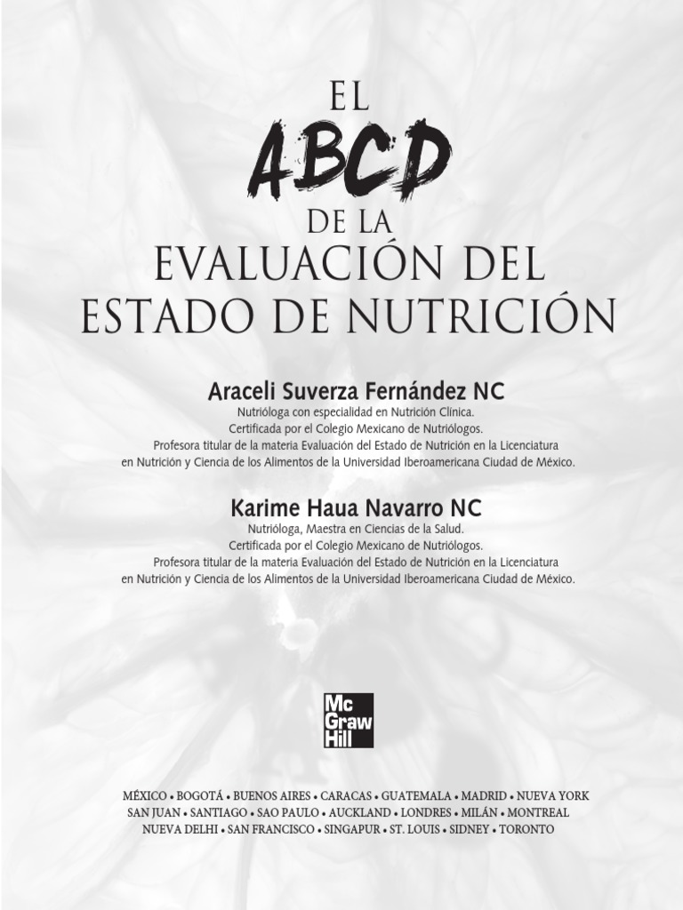 Tablas ABCD de La Evaluación Del Estado Nutricional - Araceli Suverza, Karime Haua | PDF ...