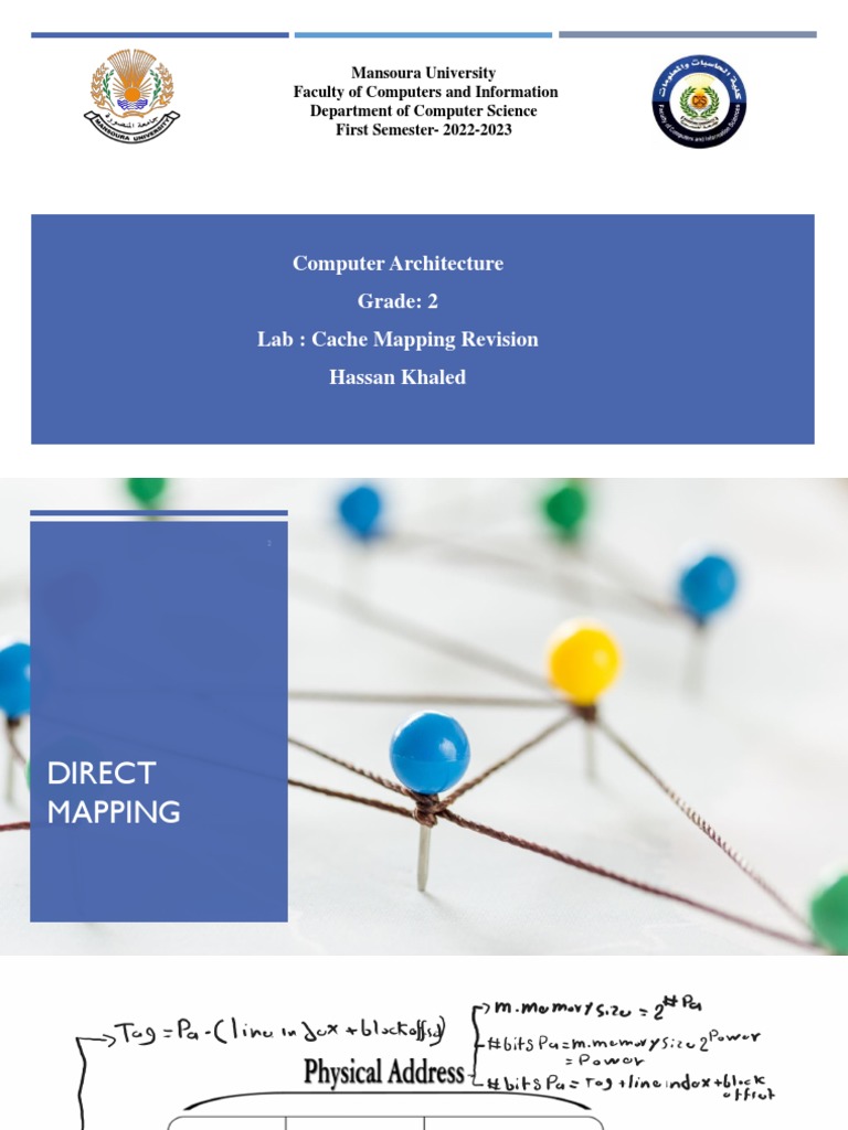 Cache Mapping Revision | PDF