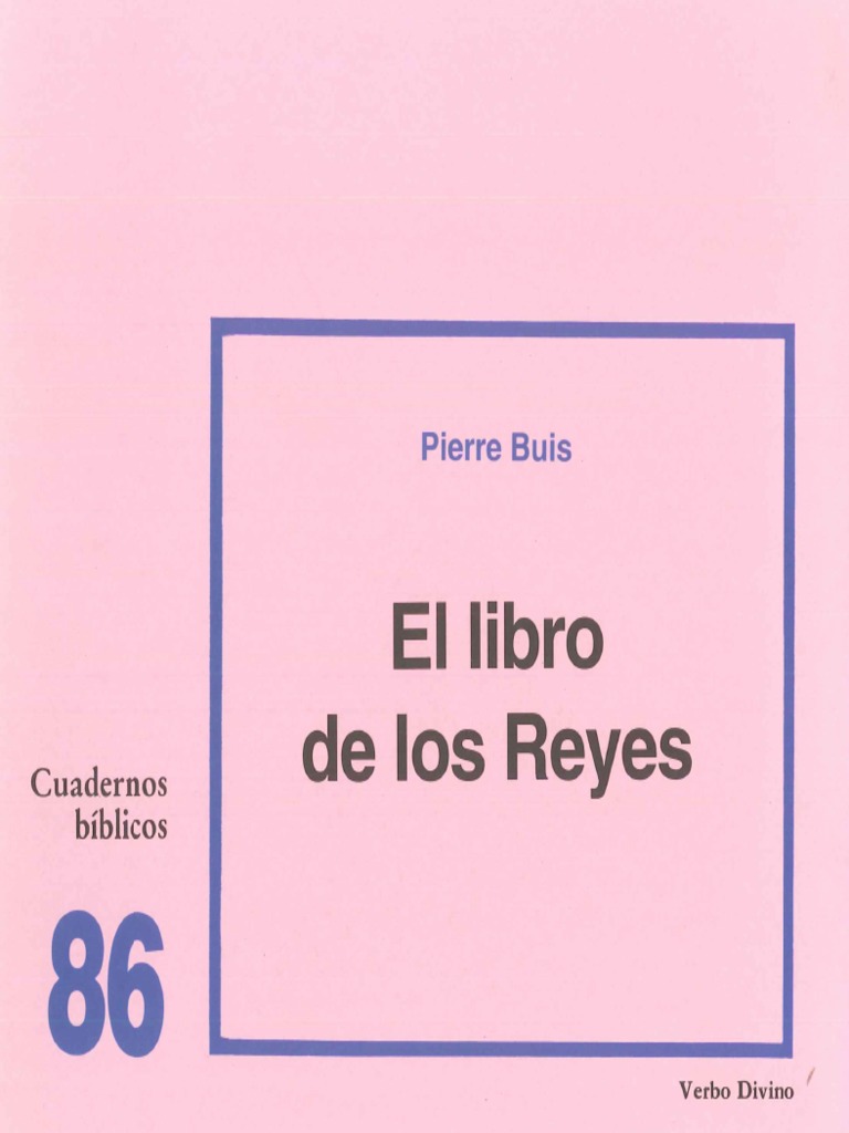 El Libro de Los Reyes | PDF | Libros de reyes | Libro de Deuteronomio