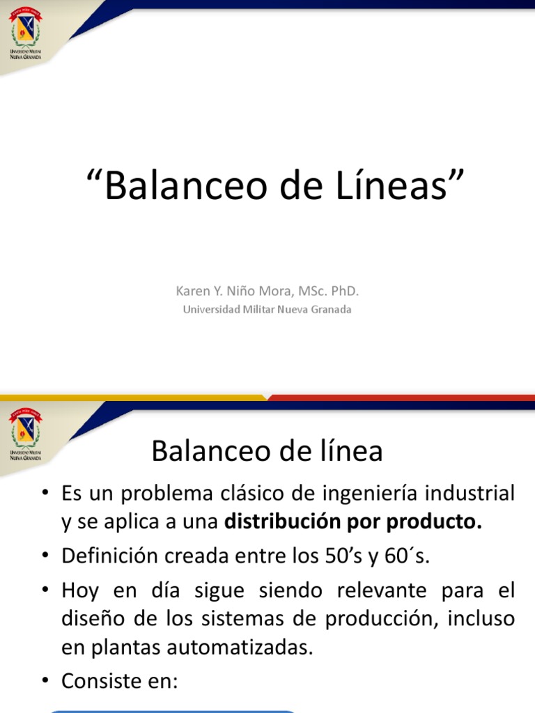 Balanceo de Líneas de Producción | PDF | Diseño | Ciencias de la ...
