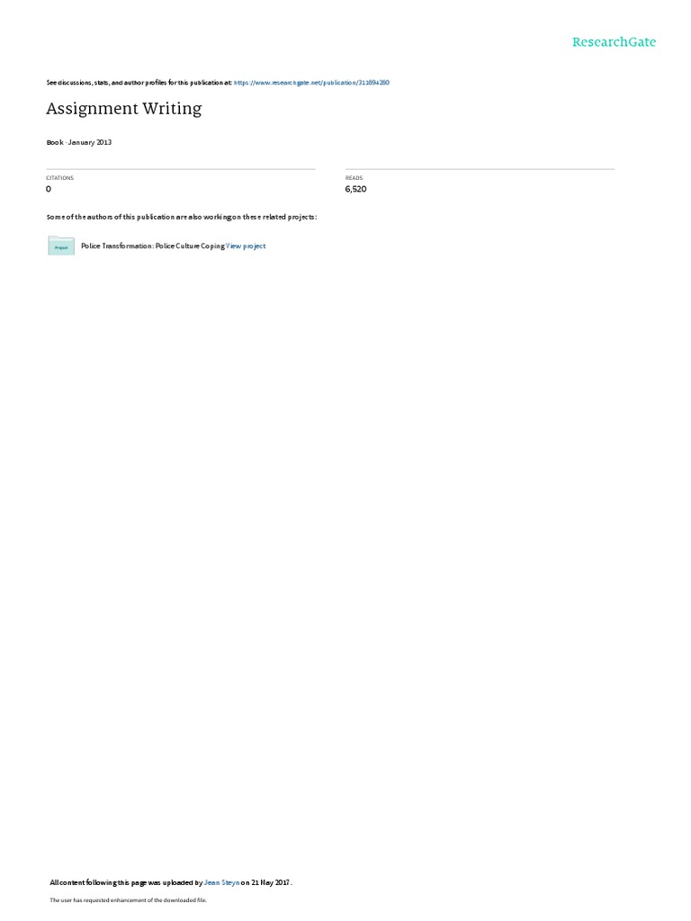 Assignment Writing | PDF | Books | Software