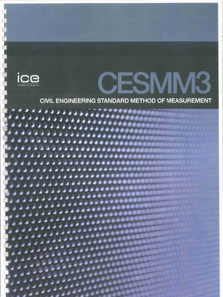Civil Engineering Standart Method of Measurement | PDF