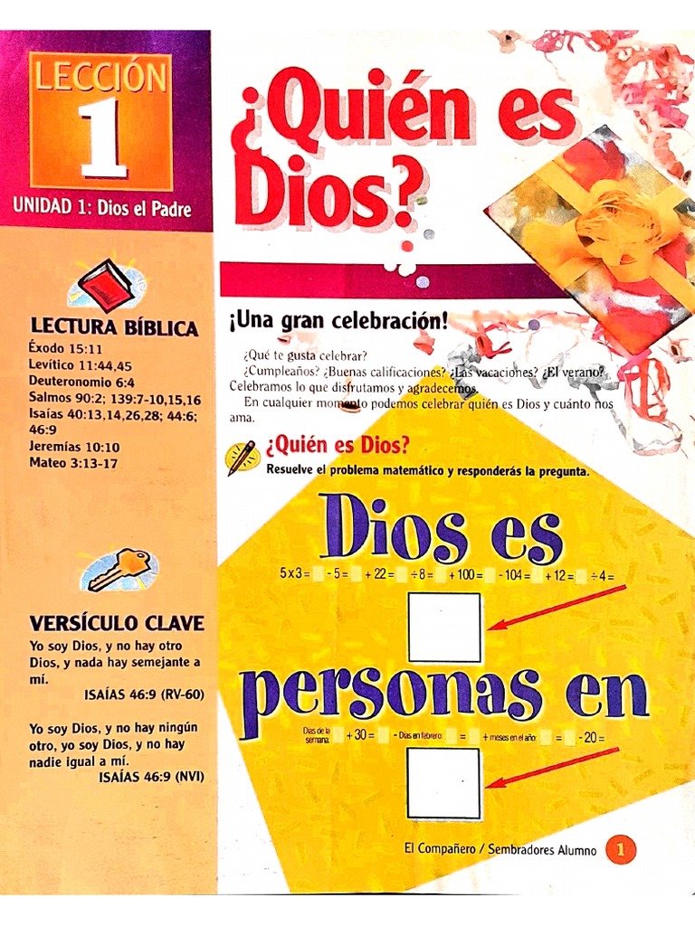 Quien Es Dios? | PDF