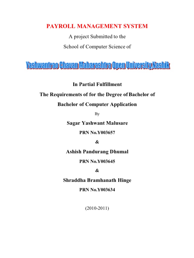 Payroll Management System | PDF | Databases | Computer Hardware