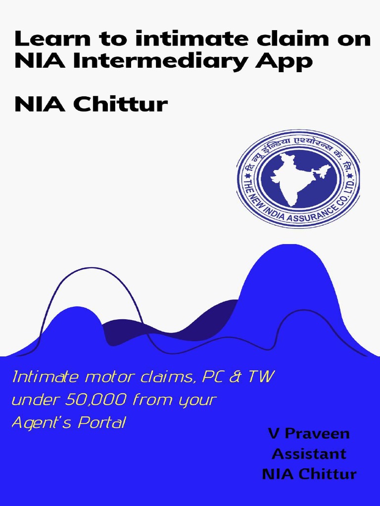 How To Intimate Motor Claims in Agent Portal | PDF