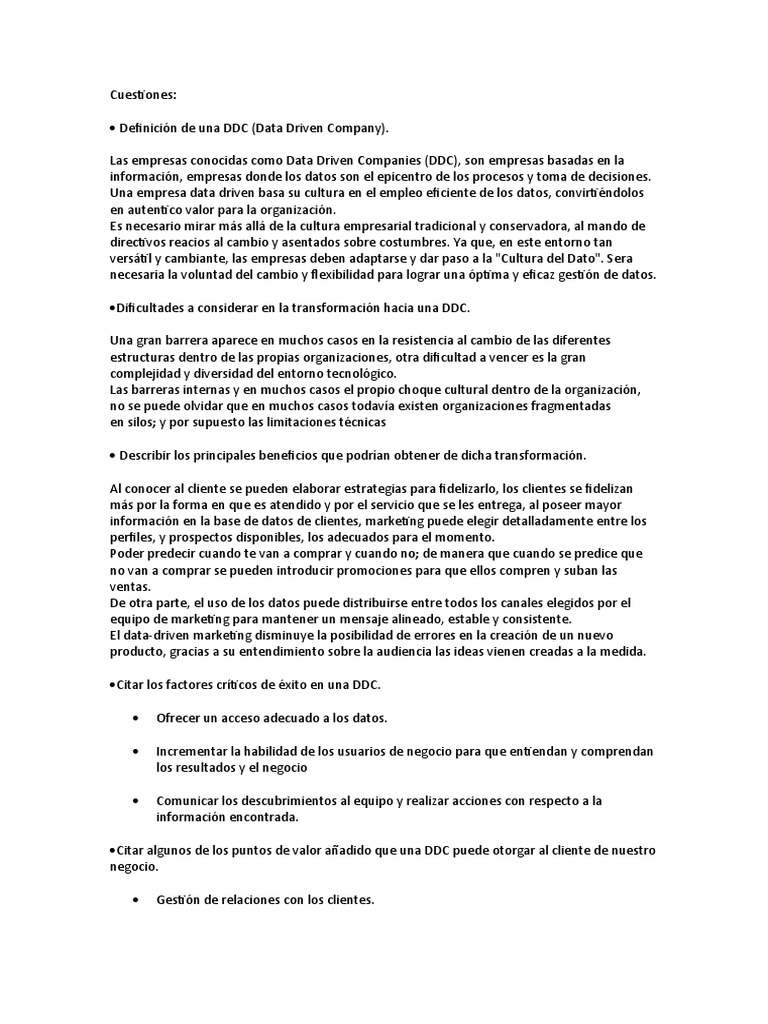 Caso Práctico Clase 6 Big Data y Business Intelligence | PDF ...