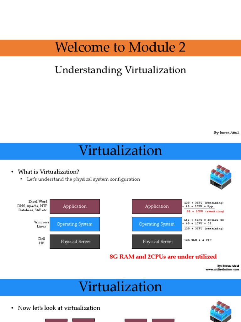 Module 2 - Understanding Virtualization | PDF | Virtualization | Virtual Machine