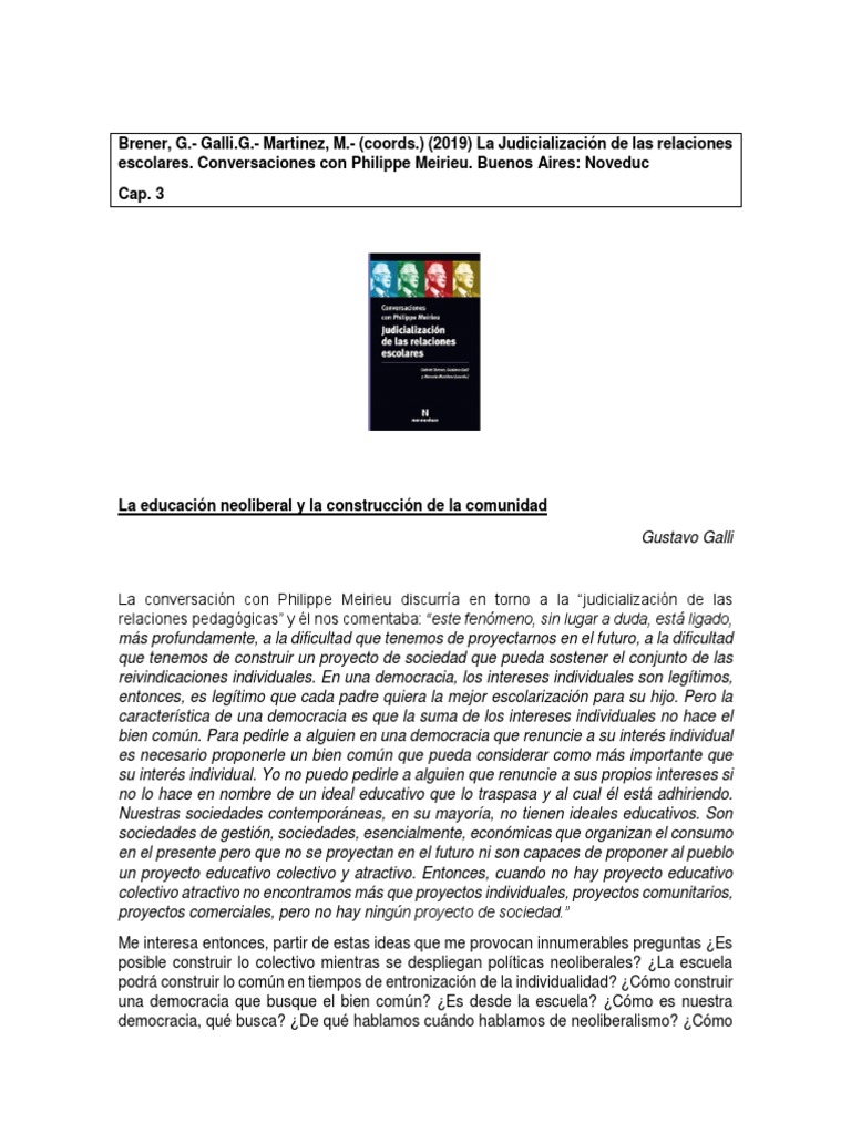 Galli Cap 3 Judicializacion | PDF | Democracia | Ideologías políticas