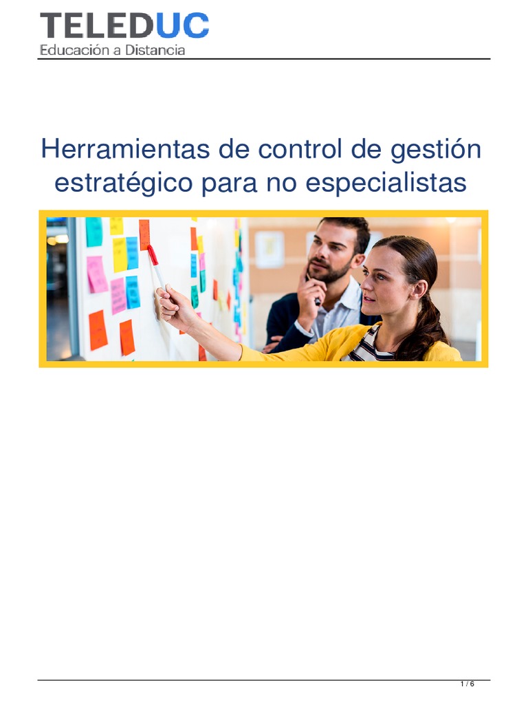 Herramientas de Control de Gestin Estratgico para No Especialistas ...