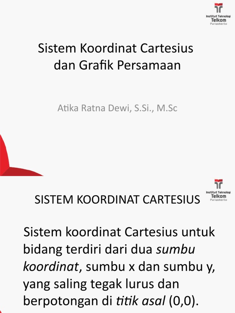 Grafik dan Persamaan Koordinat Cartesius | PDF