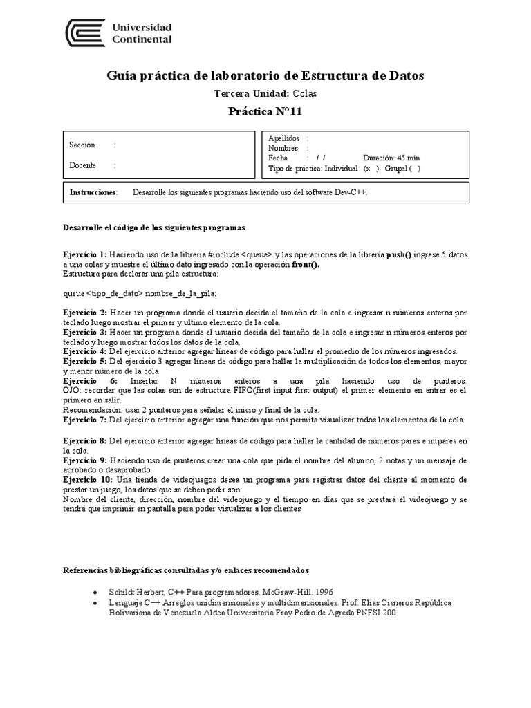 Guia de Practica 11 | PDF | Puntero (Programación de computadora) | C