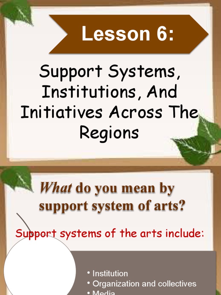 Support Systems of Philippine Art | PDF | Communication