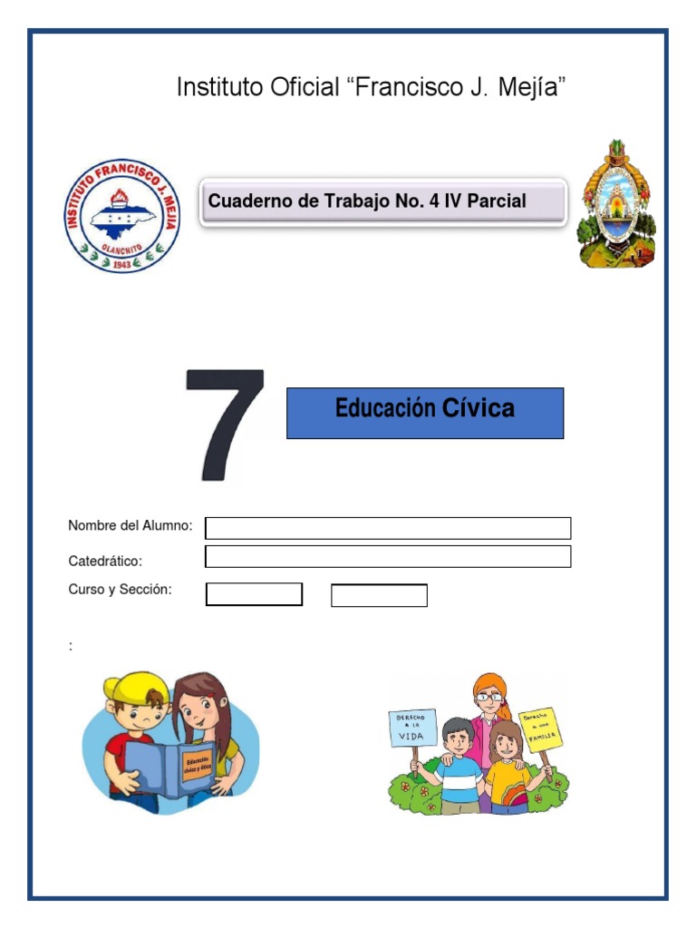 Cuadernillo 7 Civica IV Parcial 2021 | PDF | Gobierno local | Alcalde