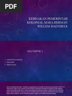 Kebijakan-Kebijakan Daendels | PDF