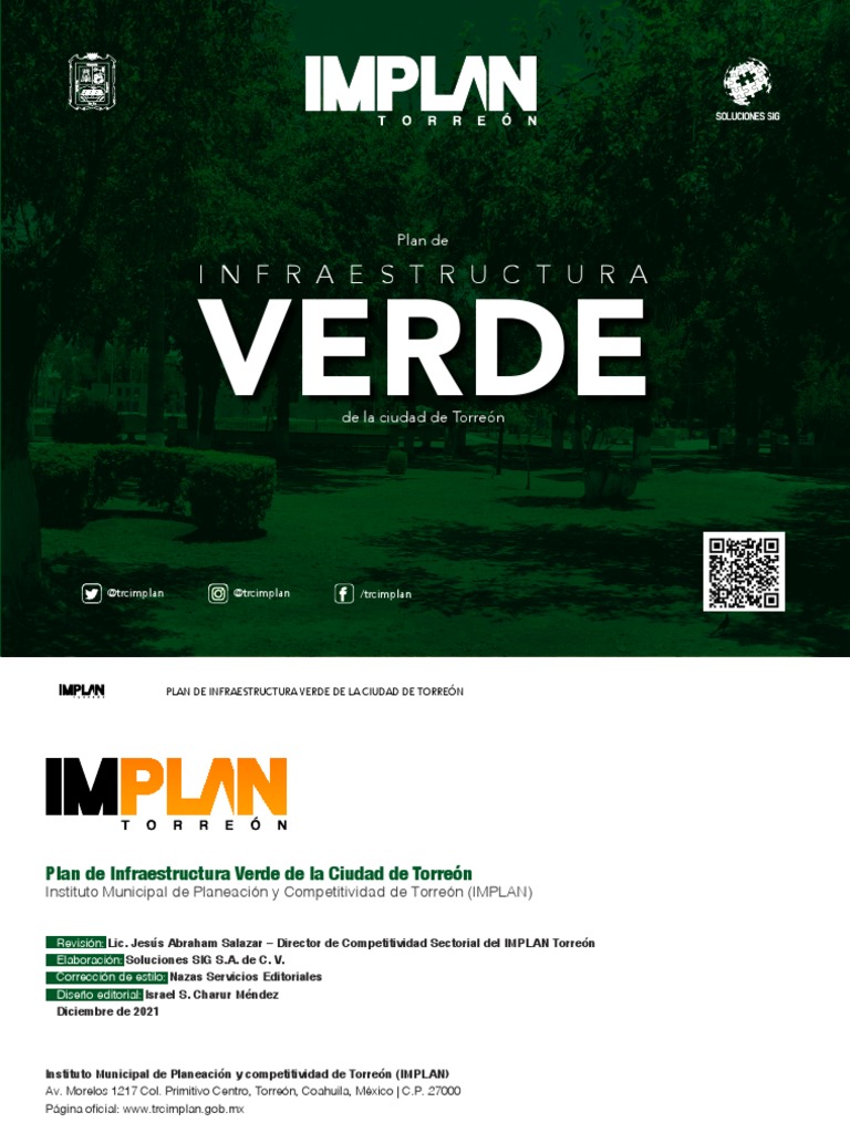 Plan de Infraestructura Verde Torreón | PDF | México | Infraestructura