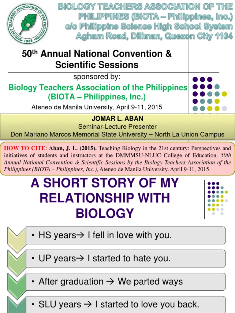 Teaching Biology in The 21st Century Per | PDF | Statistics | Survey ...
