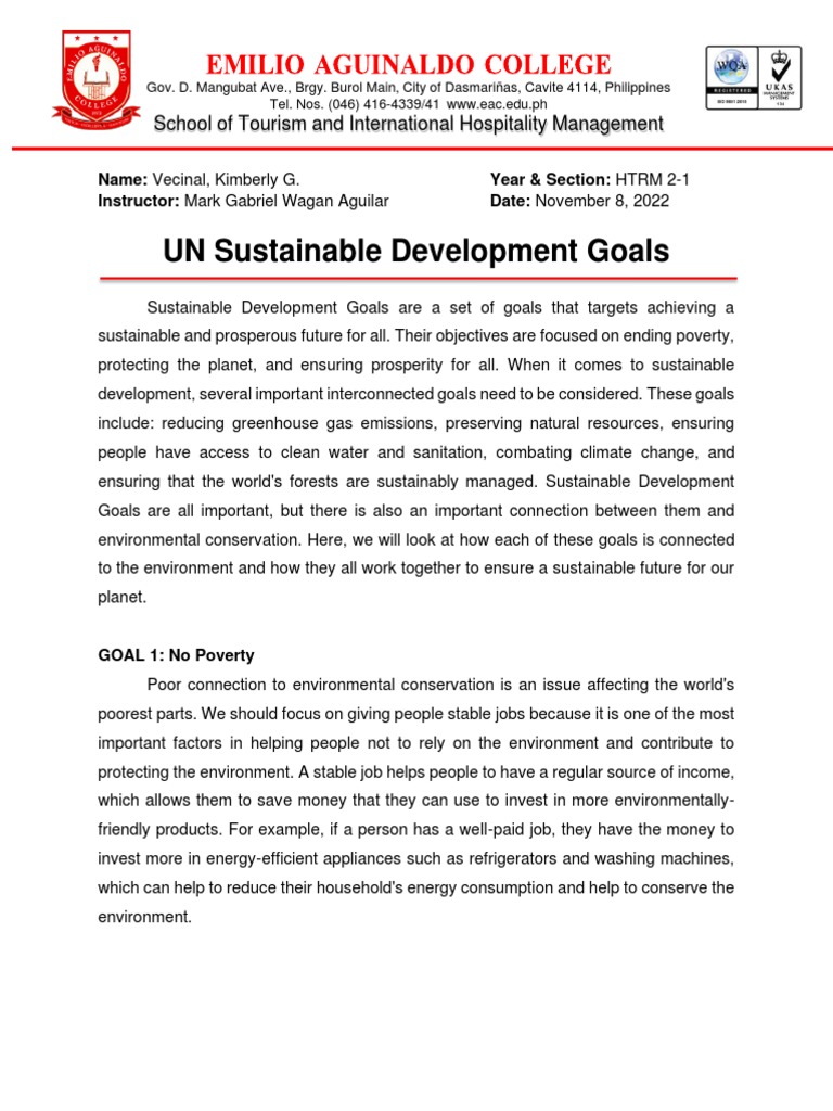 Vecinal UN SDG | PDF | Infrastructure | Sustainability