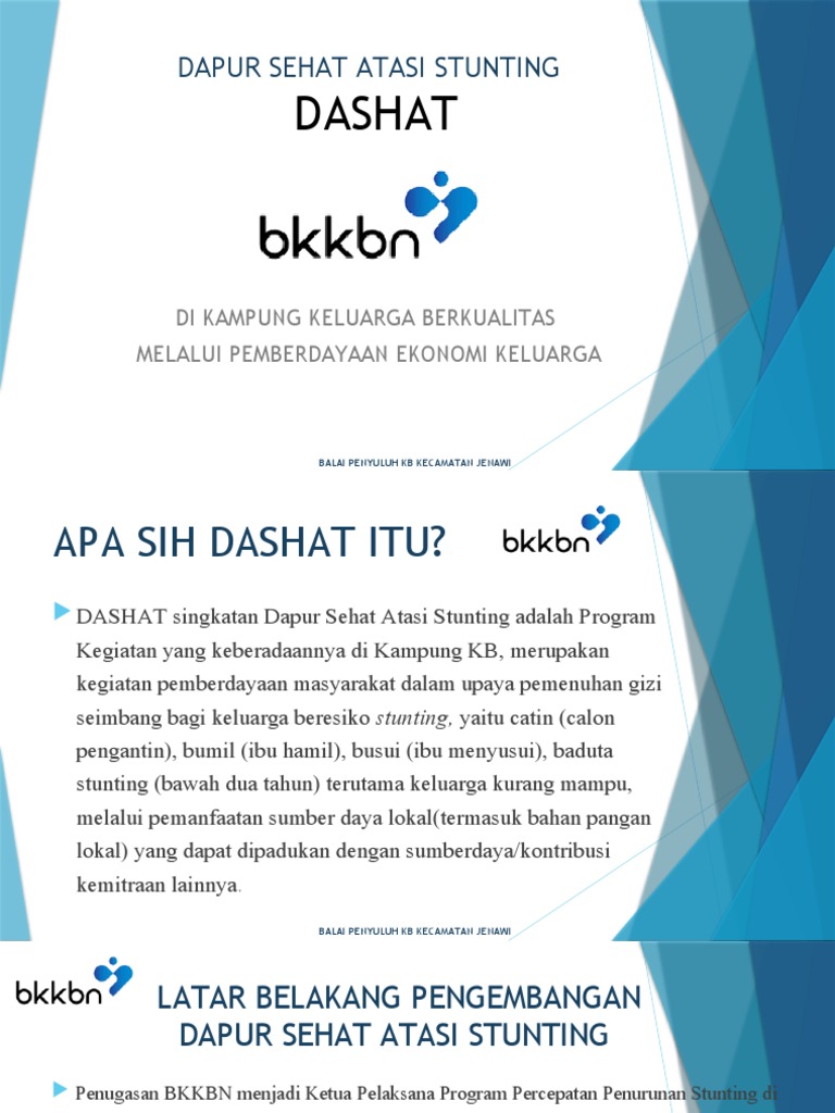 Dapur Sehat Atasi Stunting (Autosaved) | PDF