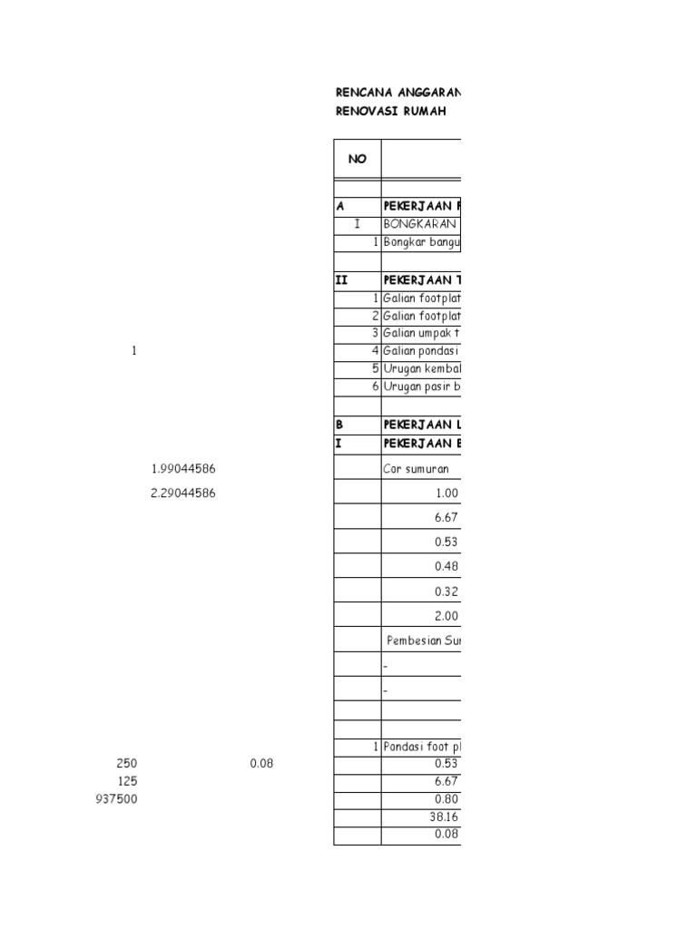 Rab Rumah 2 Lantai Type 56 021013 | PDF