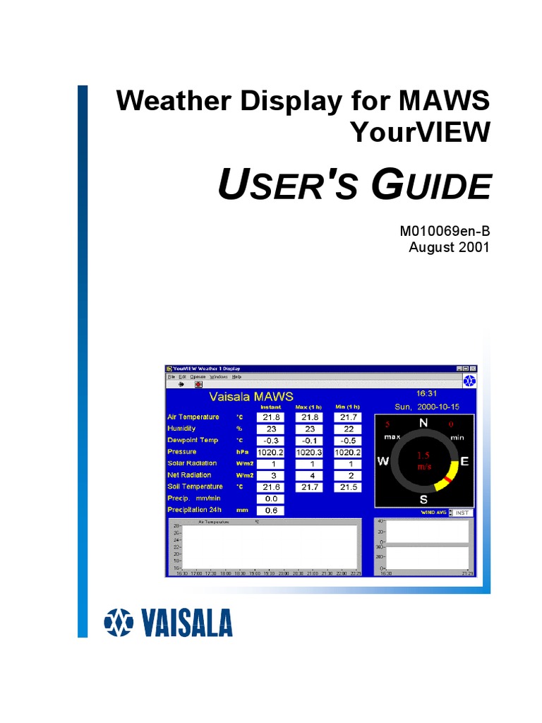 Weather Display For MAWS YourVIEW User Guide | PDF | Computer File ...