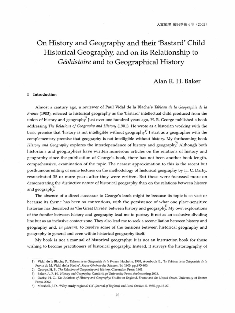 Alan Baker | PDF | Geography | Space