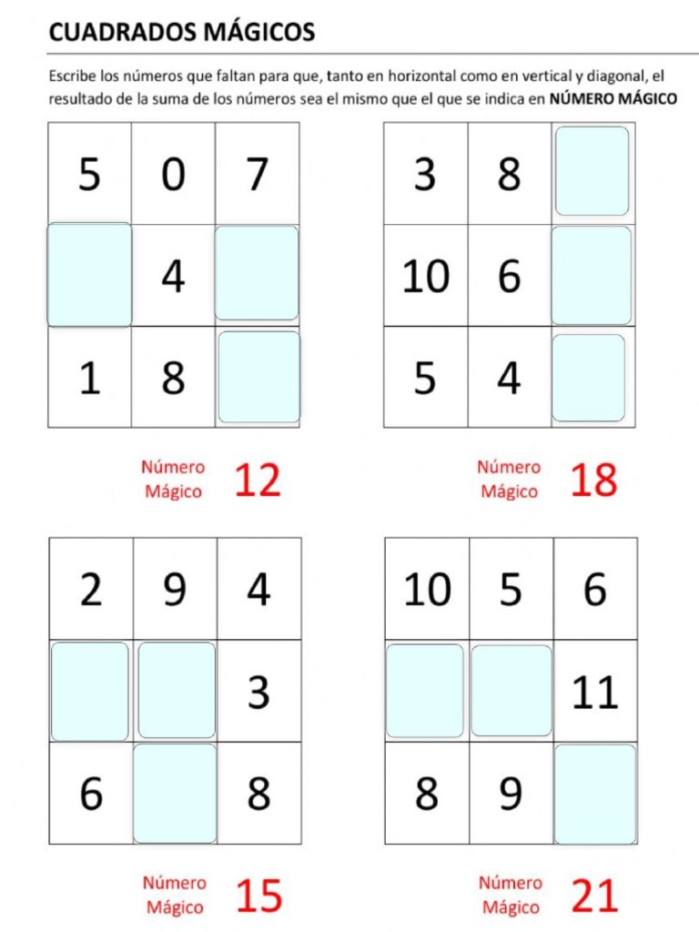 Cuadros Magicos | PDF