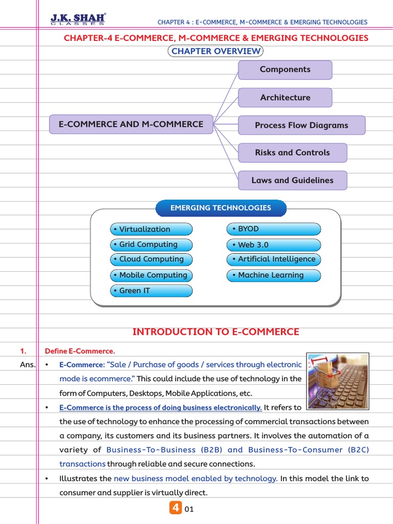 Inter CA EIS - Chapter 4 | PDF | E Commerce | Electronic Business