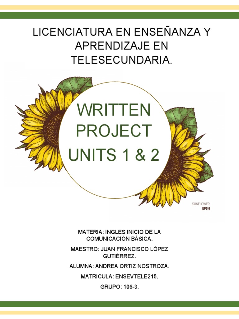 Written Proyect | PDF